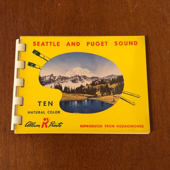 Other | Vintage Seattle And Puget Sound Mini Postcard Book | Poshmark